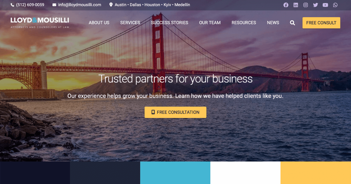 Houston, Texas - Lloyd & Mousilli - Attorneys & Counselors at Law